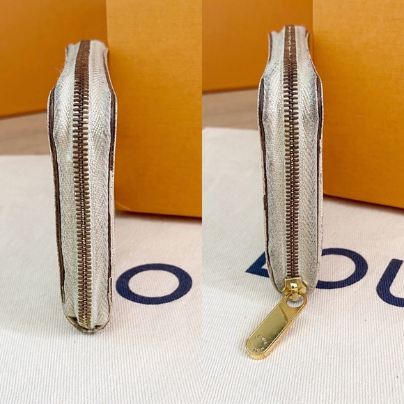 Louis Vuitton | Bags | Mini Azur Louis Vuitton Damier Wallet Auth ...